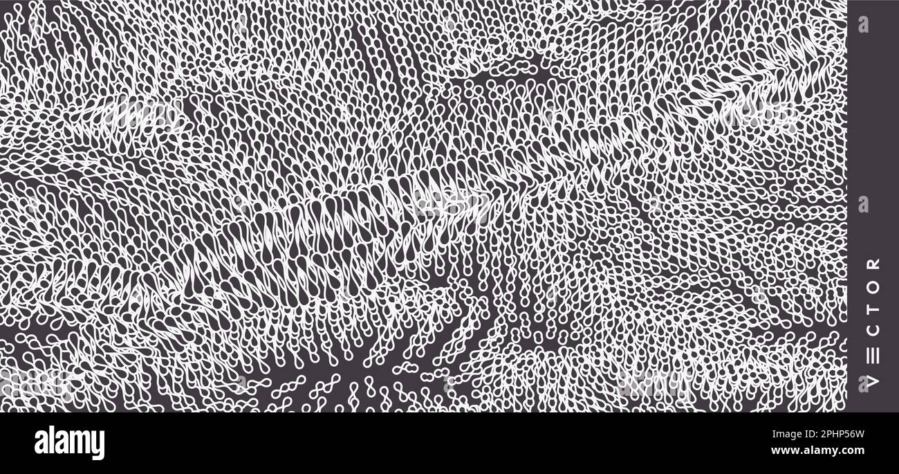 Abstract cellular background. Cell membrane structure in motion. 3D ...