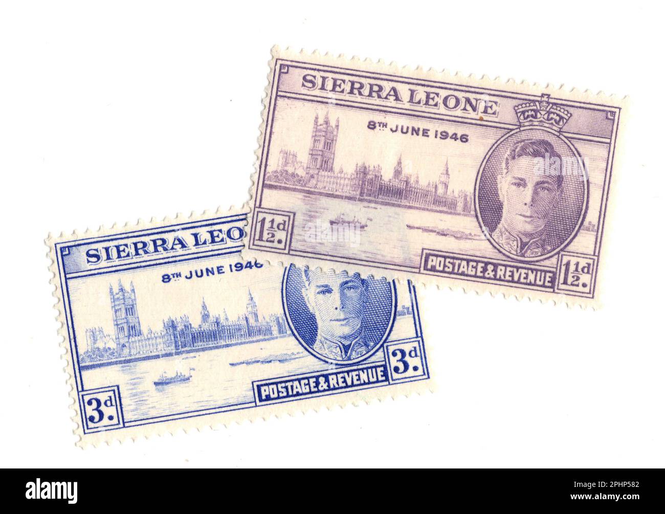 Sierra leone postage stamp hi-res stock photography and images - Alamy