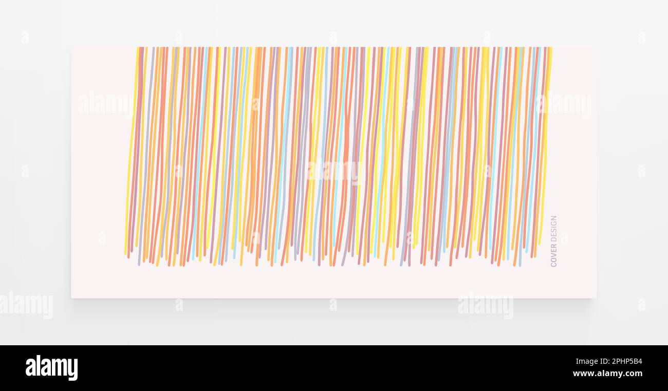 Irregular vertical lines pattern in perspective. Geometric wallpaper ...