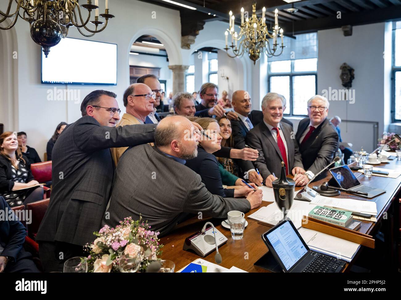 DELFT - The Hague's former alderman Richard de Mos, Group de Mos/Hart ...