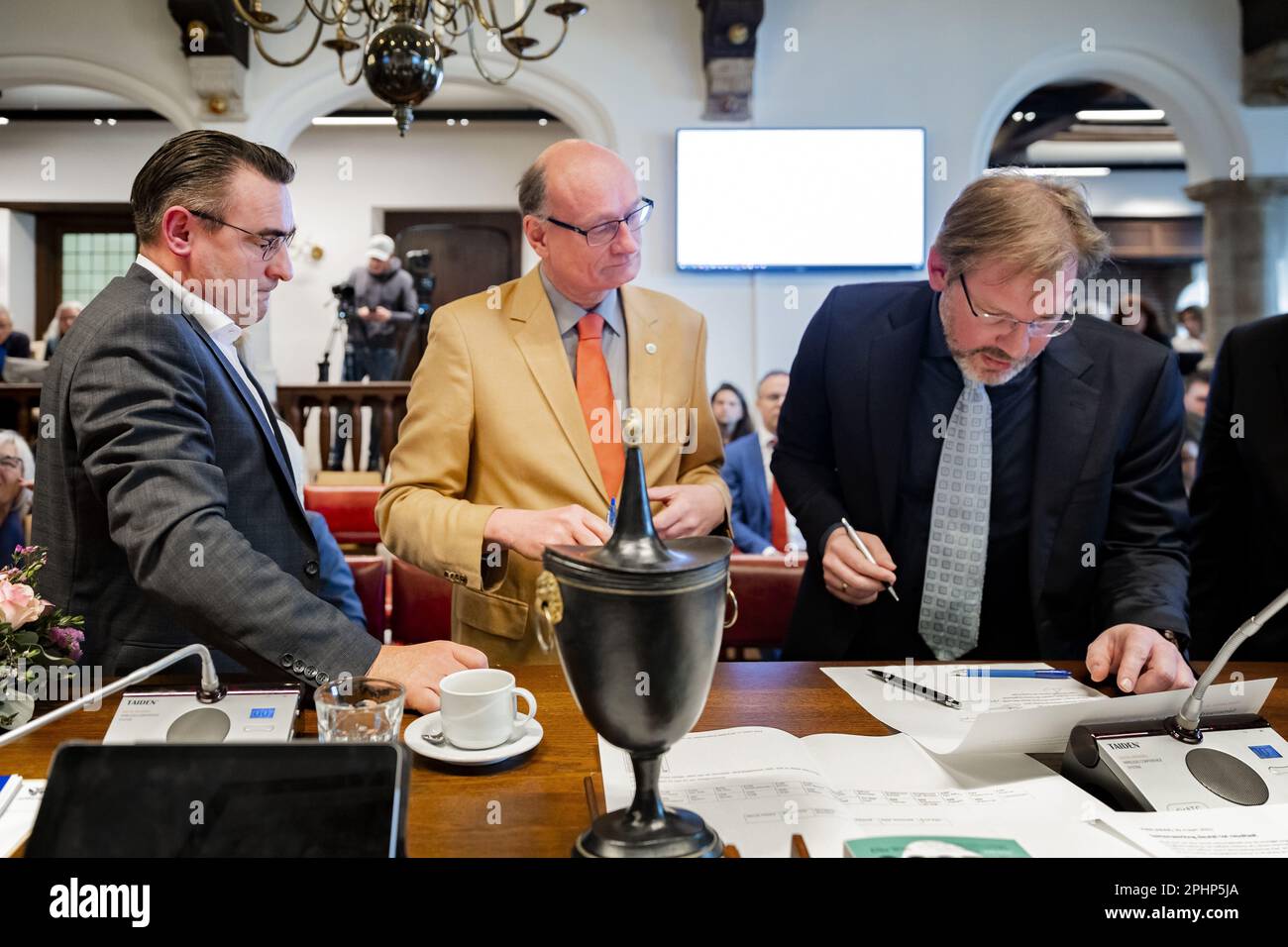 DELFT - The Hague's former alderman Richard de Mos, Group de Mos/Hart ...