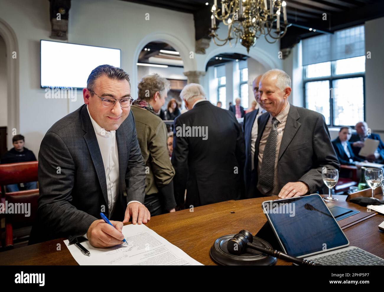 DELFT - The Hague's former alderman Richard de Mos, Group de Mos/Hart ...