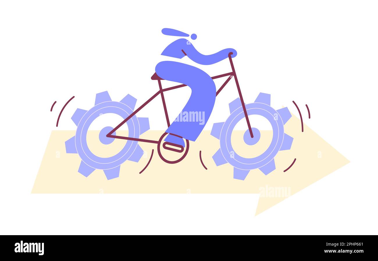 Woman turning wheel Stock Vector Images - Alamy