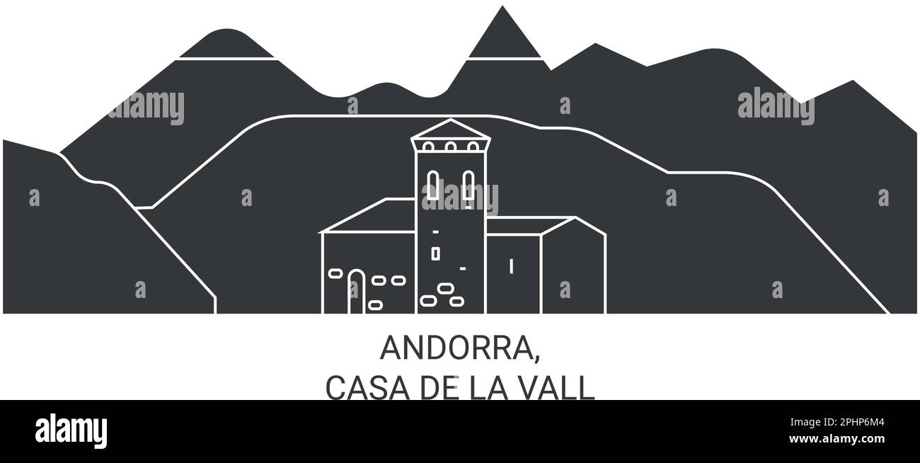 Casa de la vall Stock Vector Images - Alamy