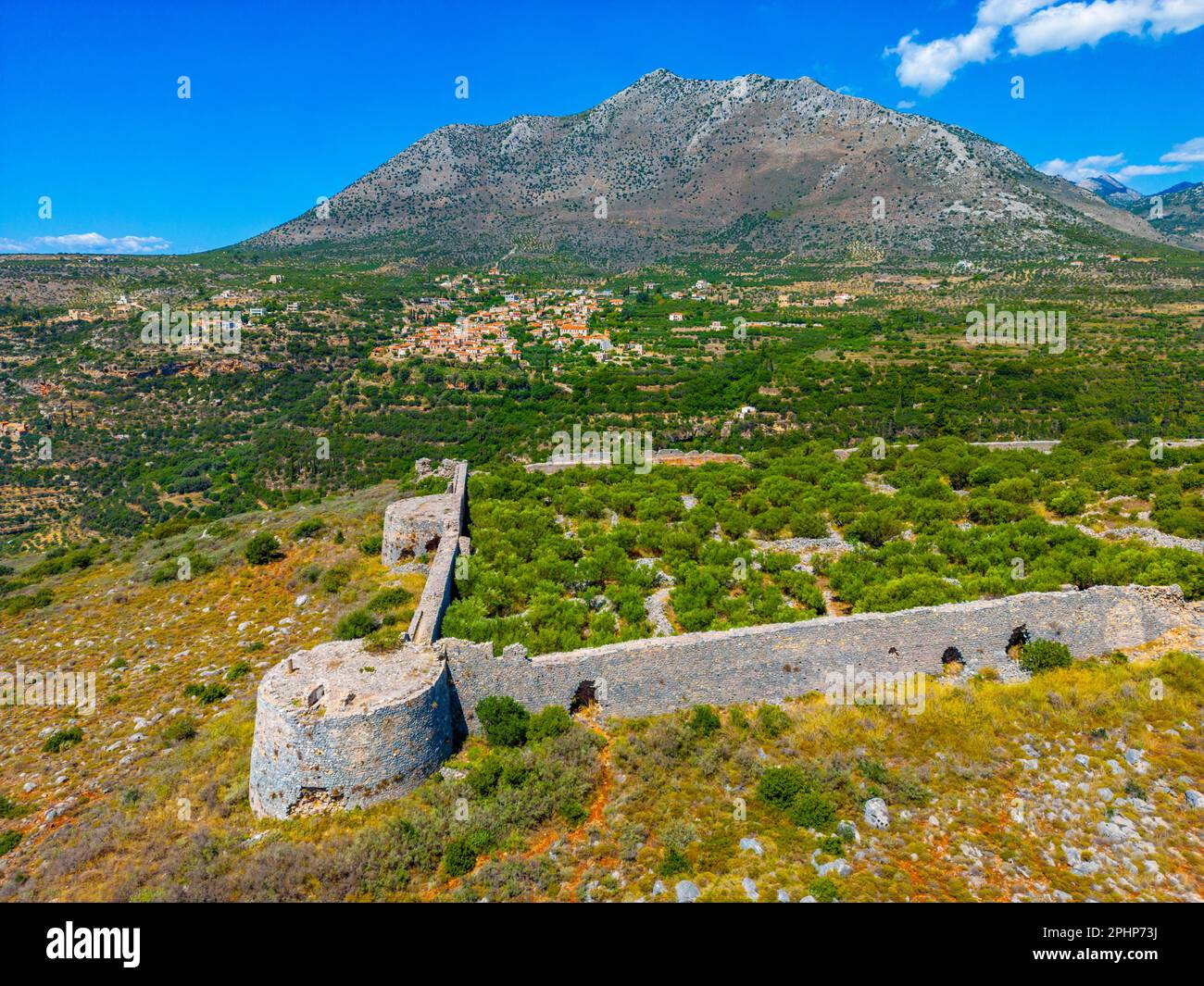 Kastro Kelephas castle in Greek peninsula Peloponnese Stock Photo - Alamy