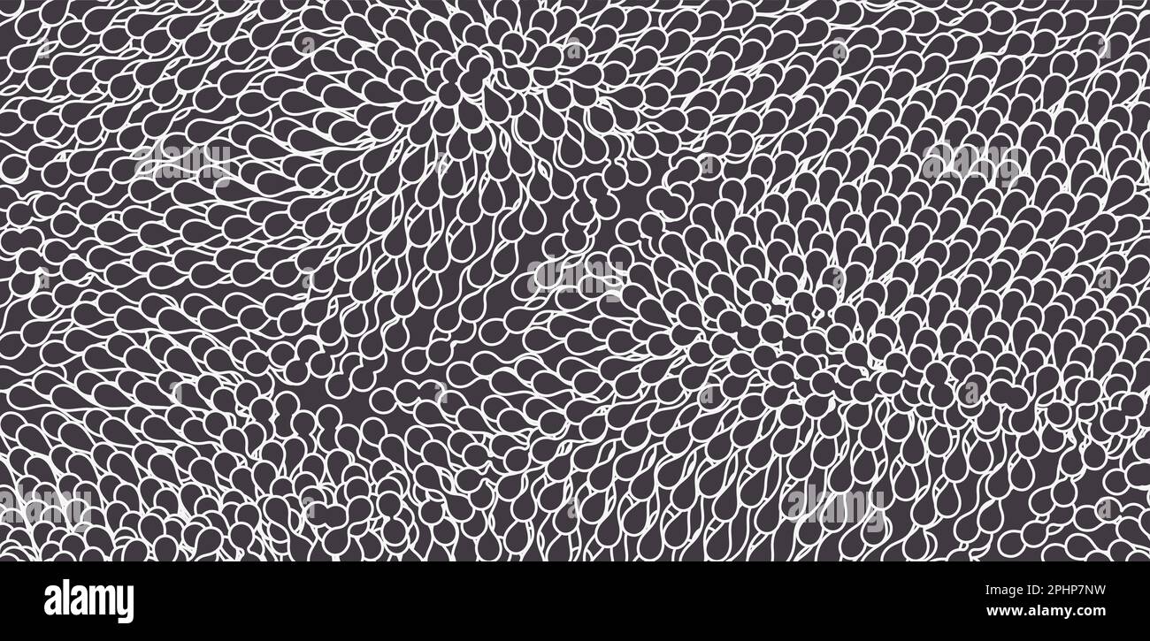 Abstract cellular background. Cell membrane structure in motion. 3D scientific vector ...