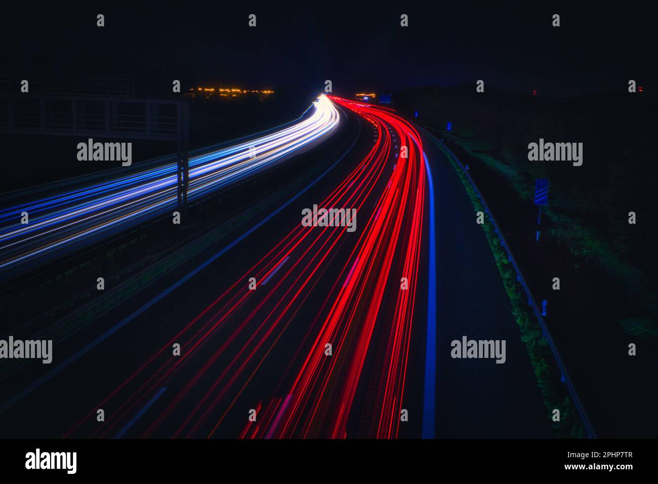 Traffic on the Highway - Travel - Background - Line - Ecology - Long ...