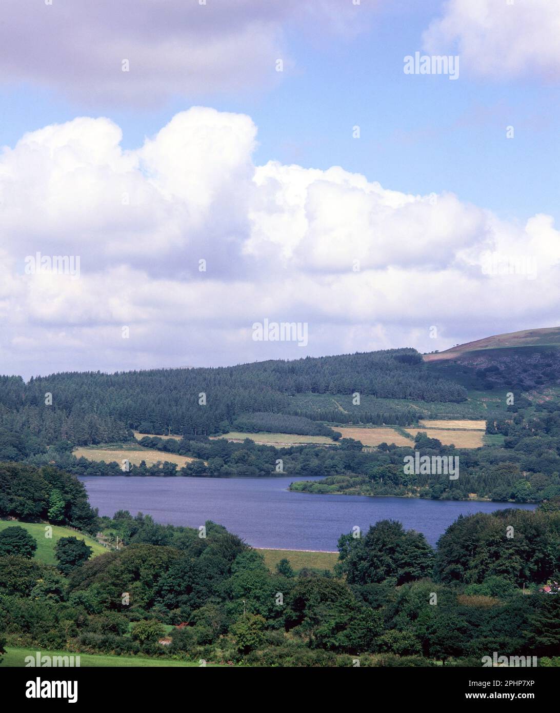 United Kingdom. England. Devon. Burrator Reservoir on the edge of ...