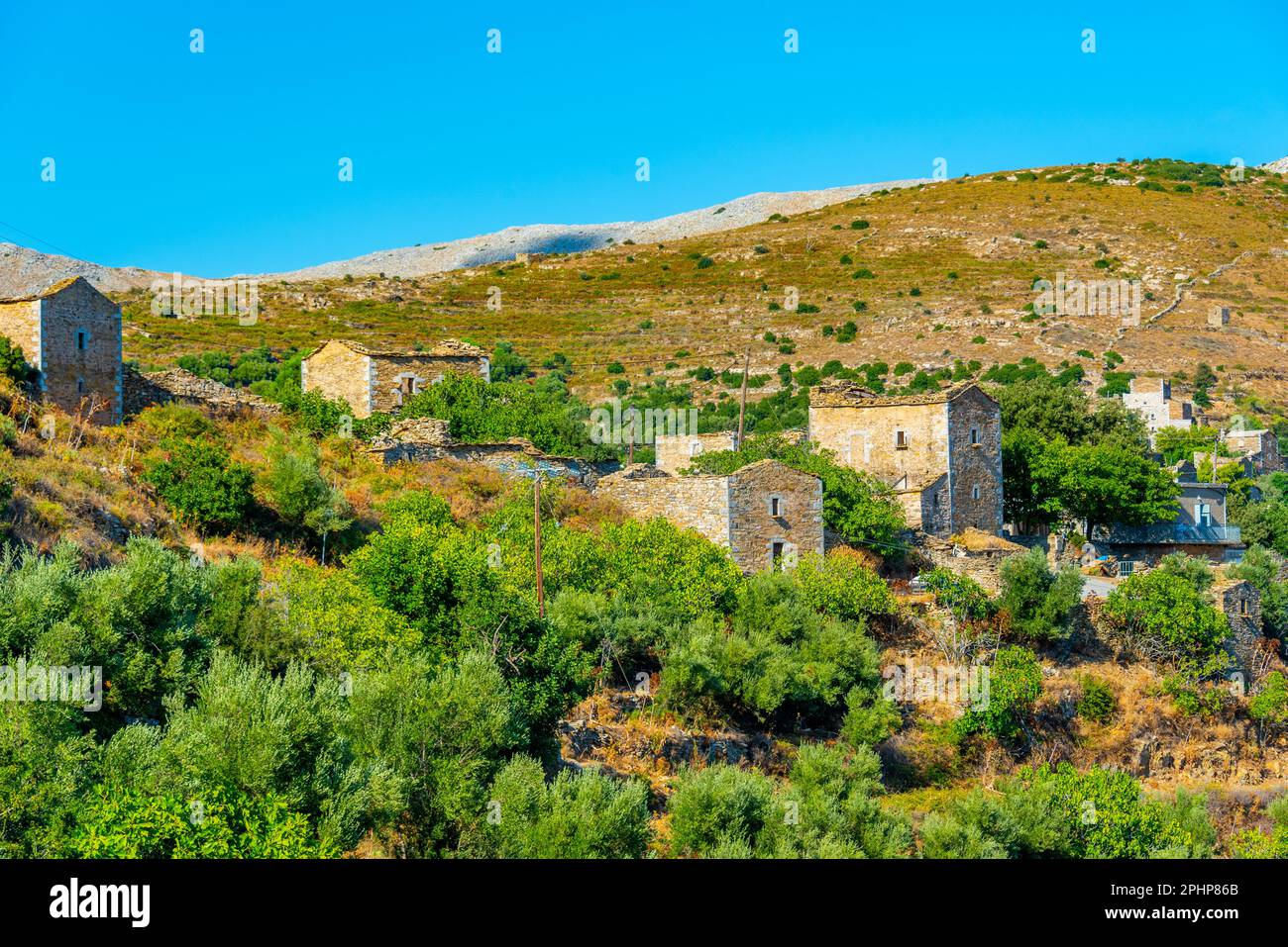 Mountanistika village at Peloponnese peninsula in Greece Stock Photo ...
