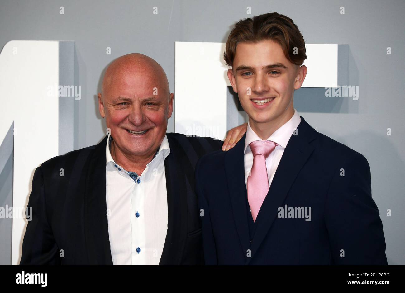 Aldo Zilli and Rocco Zilli attend the UK Premiere of "The Menu" at BFI ...