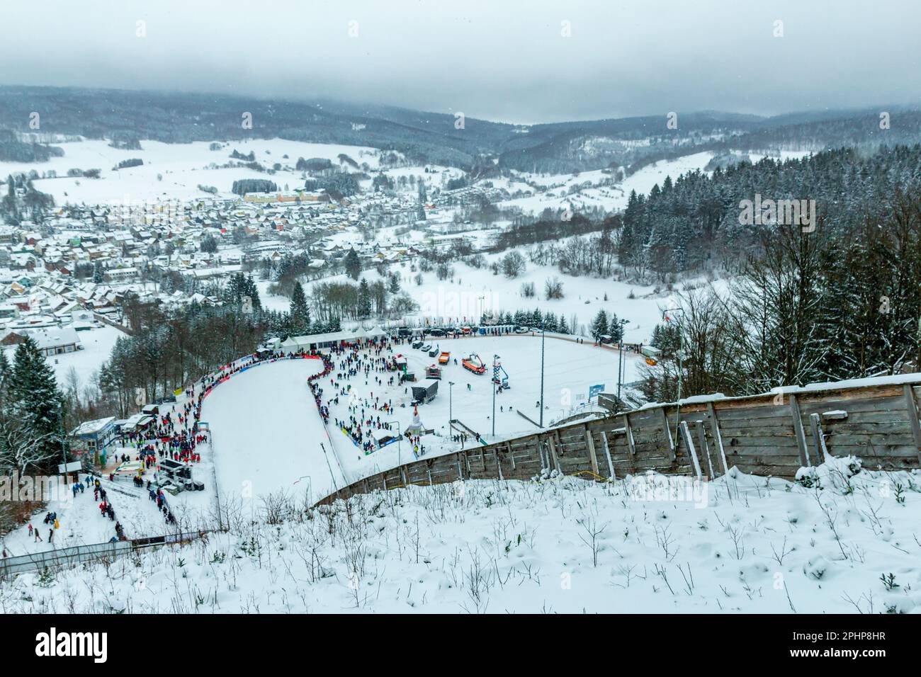 Visiting the International Cup of Ski Jumpers at the Rennsteig ...