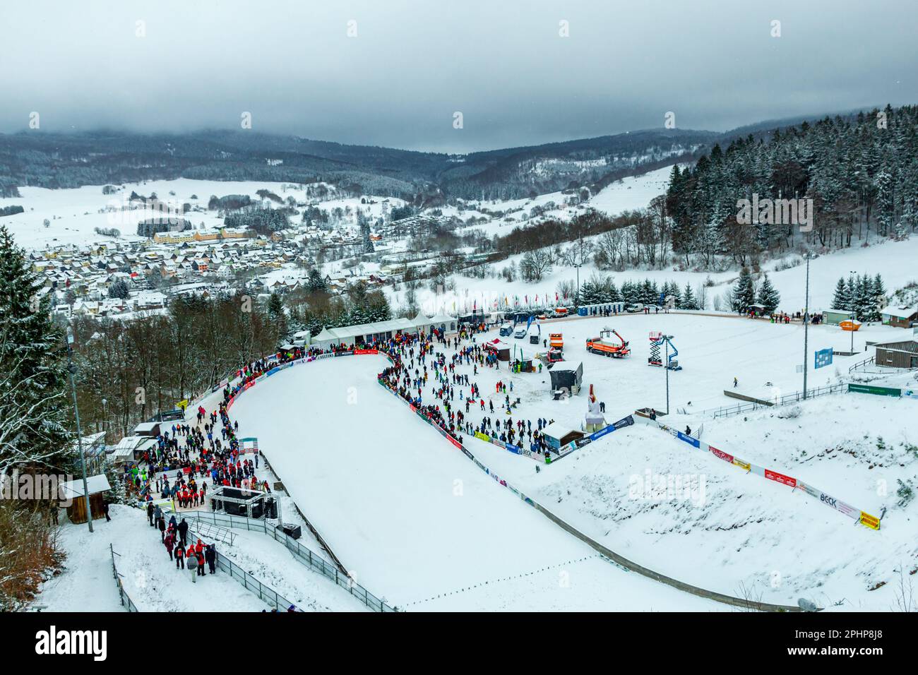 Visiting the International Cup of Ski Jumpers at the Rennsteig ...