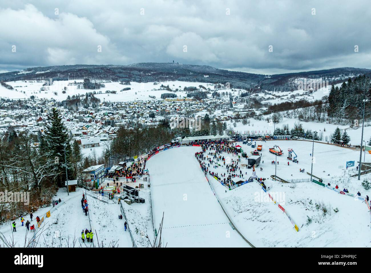 Visiting the International Cup of Ski Jumpers at the Rennsteig ...