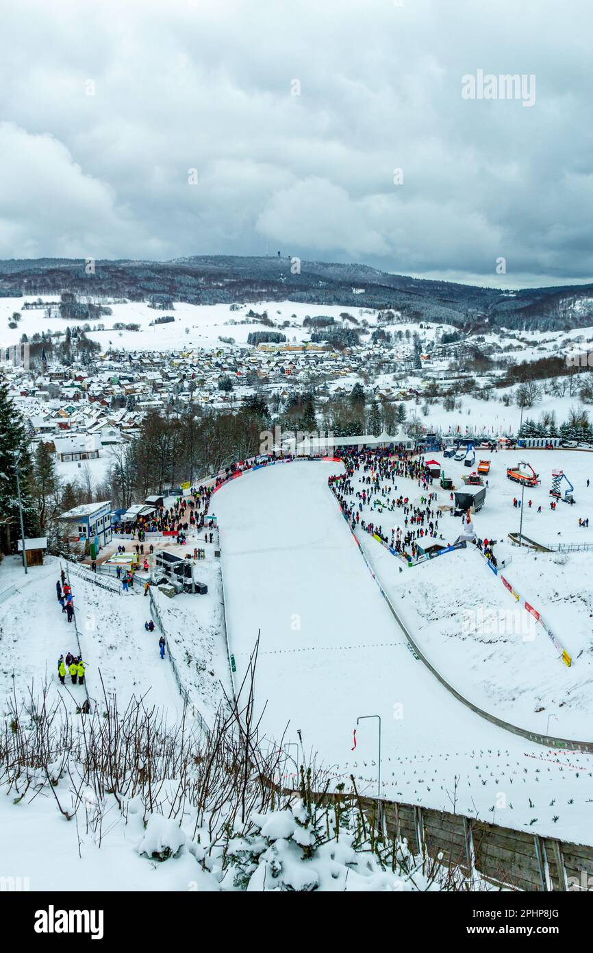 Visiting the International Cup of Ski Jumpers at the Rennsteig ...