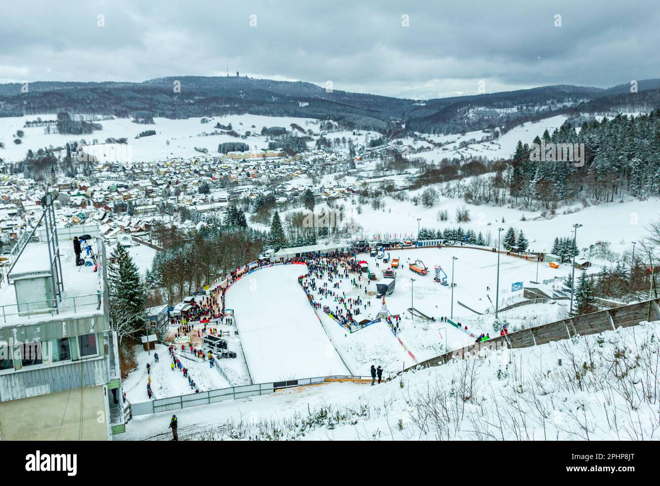 Visiting the International Cup of Ski Jumpers at the Rennsteig ...