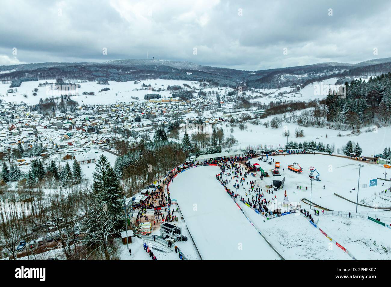 Visiting the International Cup of Ski Jumpers at the Rennsteig ...