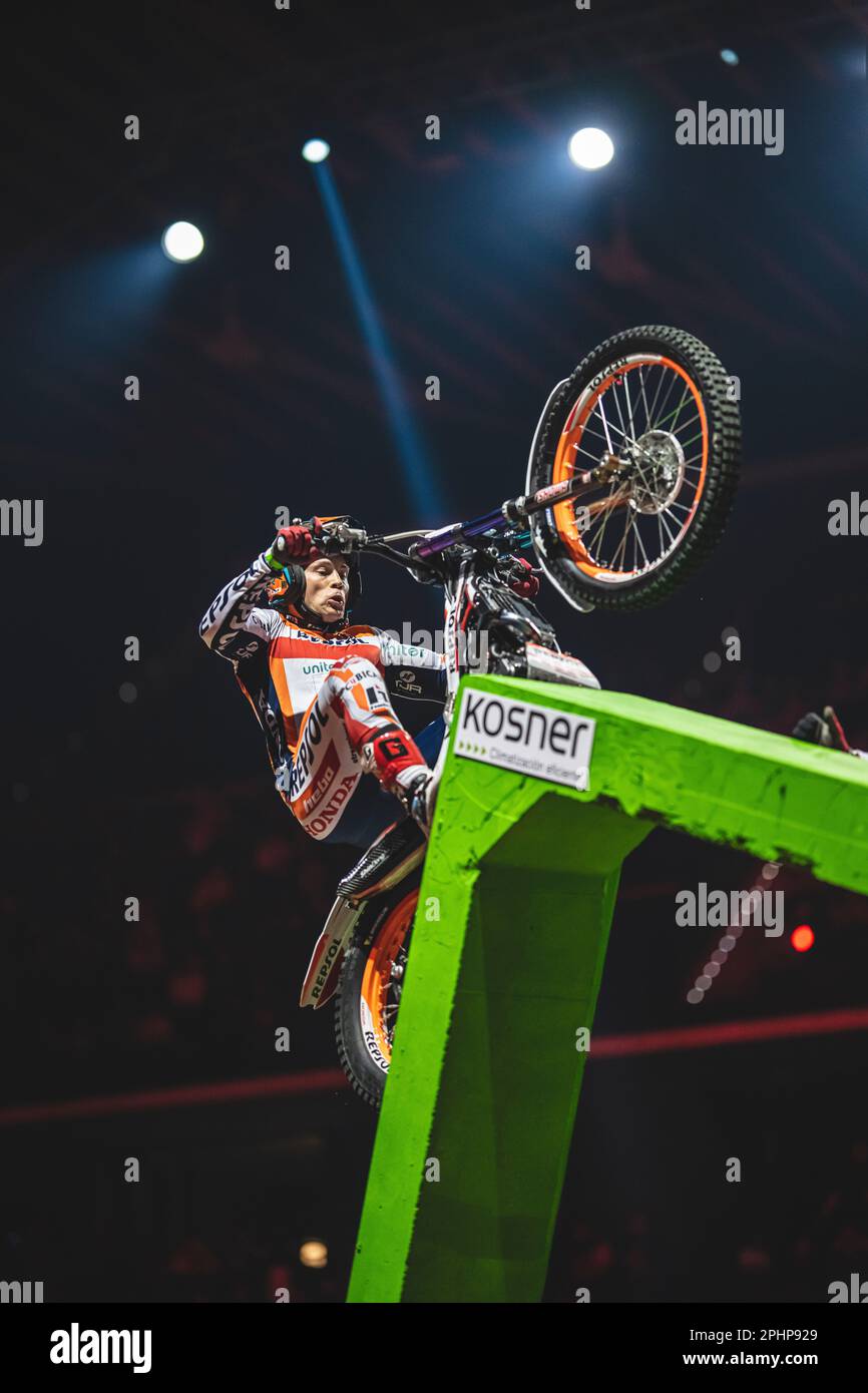 Gabriel Marcelli in a competition in Spain competing in a closed ...