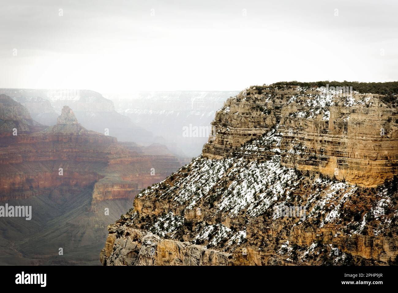 Viewing Grand Canyon National Park from Mohave Point on the Arizona ...