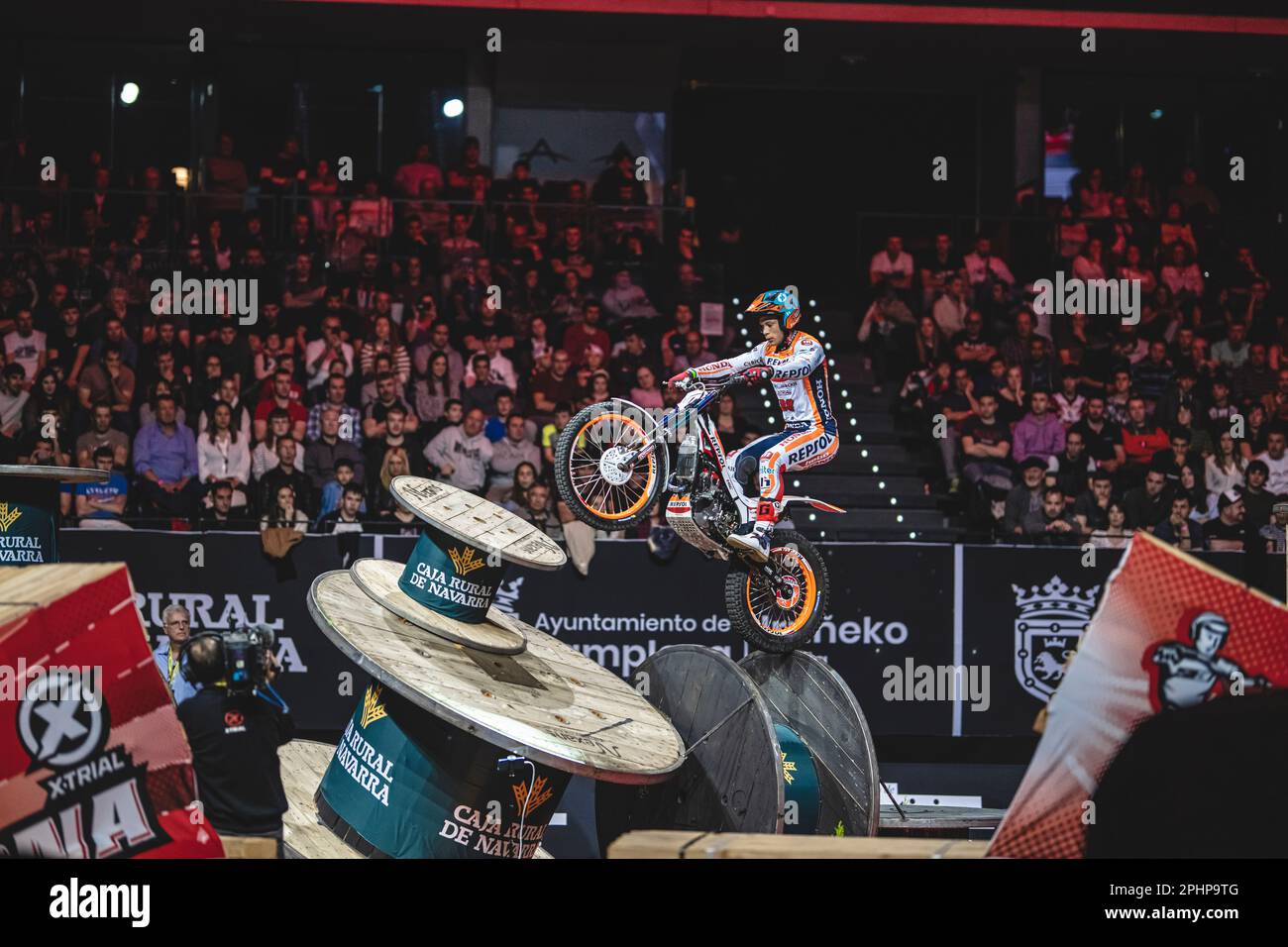 Gabriel Marcelli in a competition in Spain competing in a closed ...