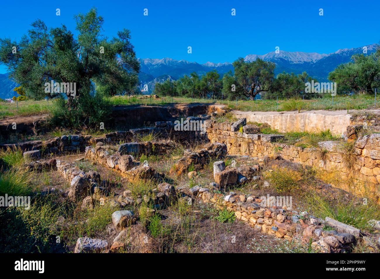 Archaeological Site of Sparta at Greece Stock Photo - Alamy