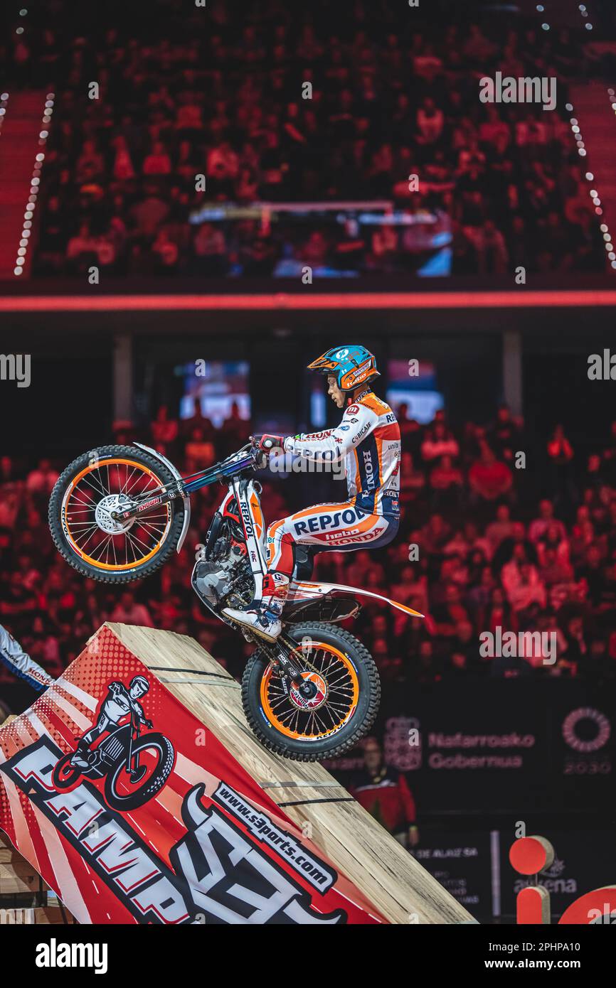 Gabriel Marcelli in a competition in Spain competing in a closed ...