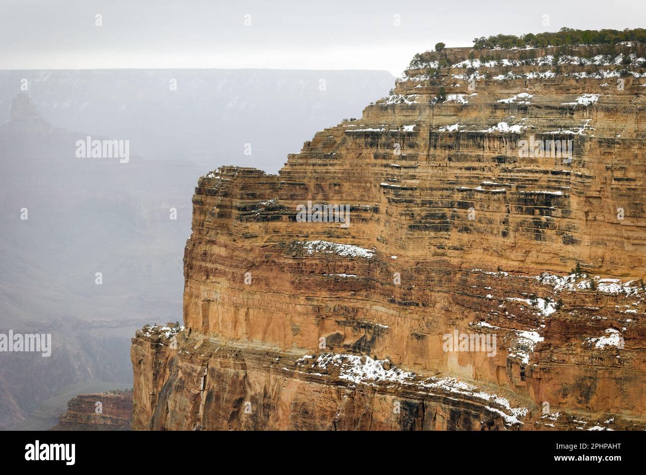 Viewing Grand Canyon National Park from Mohave Point on the Arizona ...