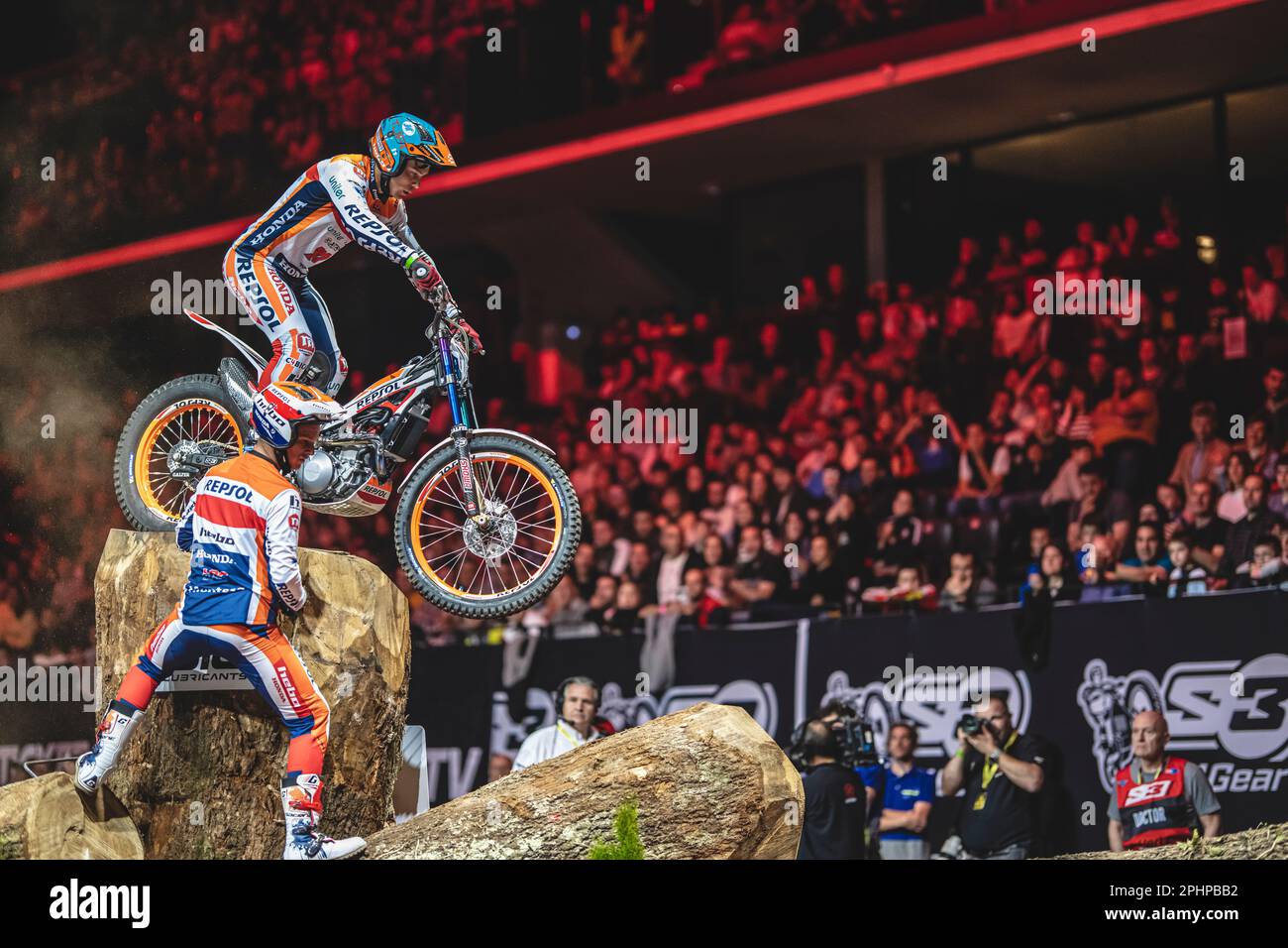 Gabriel Marcelli in a competition in Spain competing in a closed ...