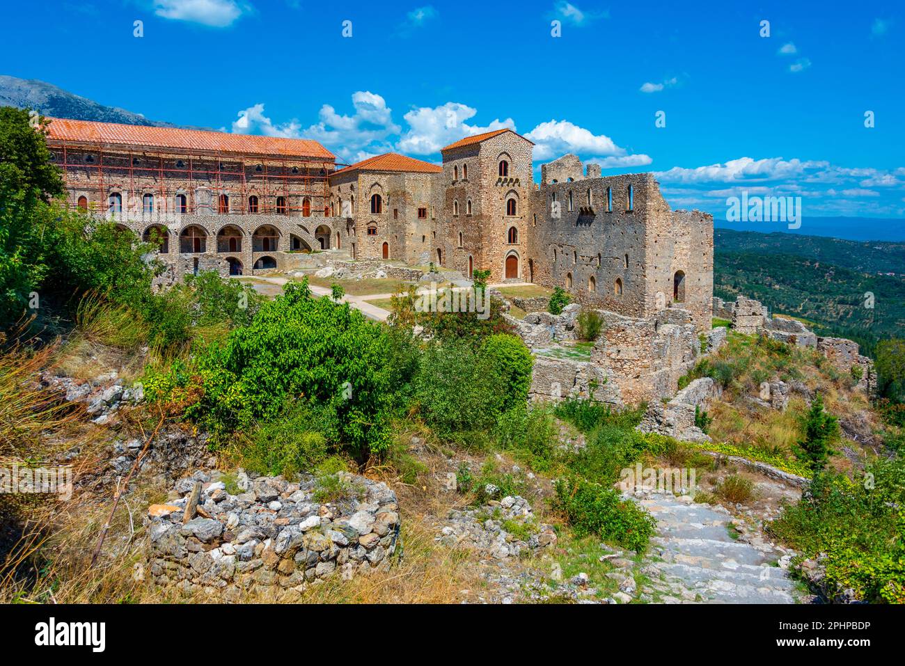 Greece mystras palace despots hi-res stock photography and images - Alamy