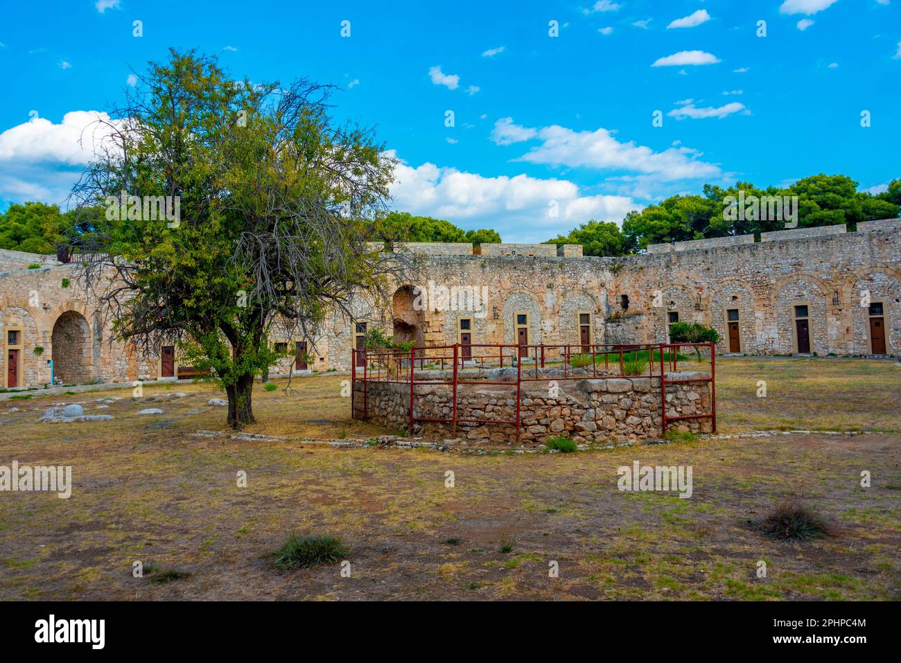 View of Pylos castle in Greece Stock Photo - Alamy
