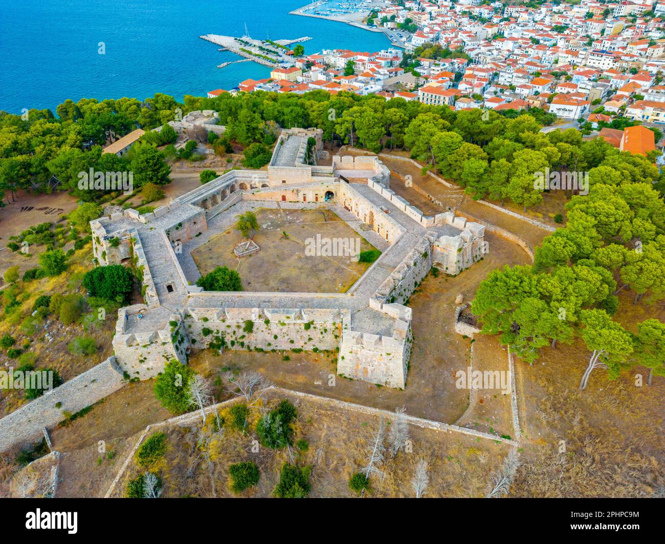 Panorama pylos castle in hi-res stock photography and images - Alamy