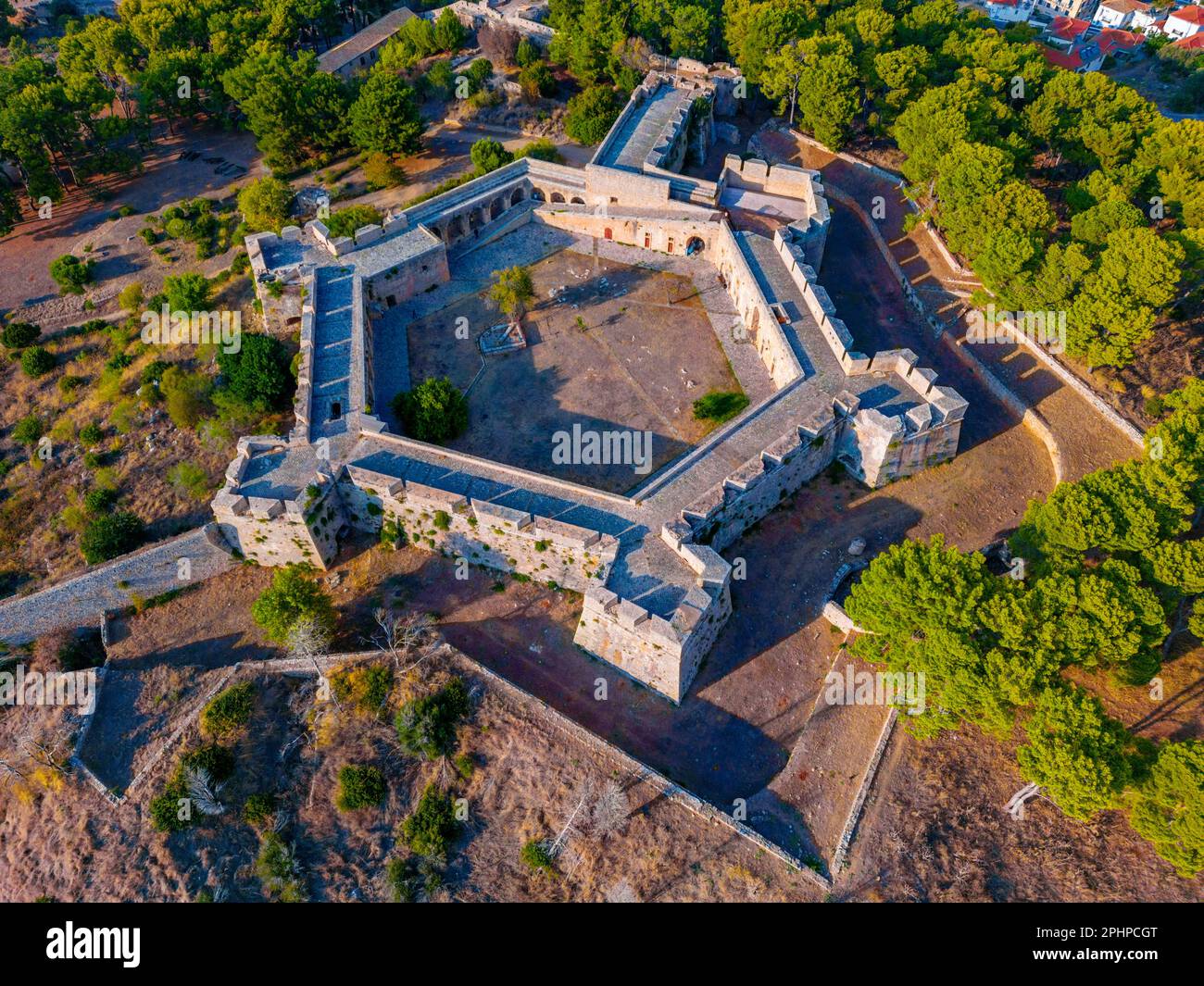 Panorama pylos castle in hi-res stock photography and images - Alamy