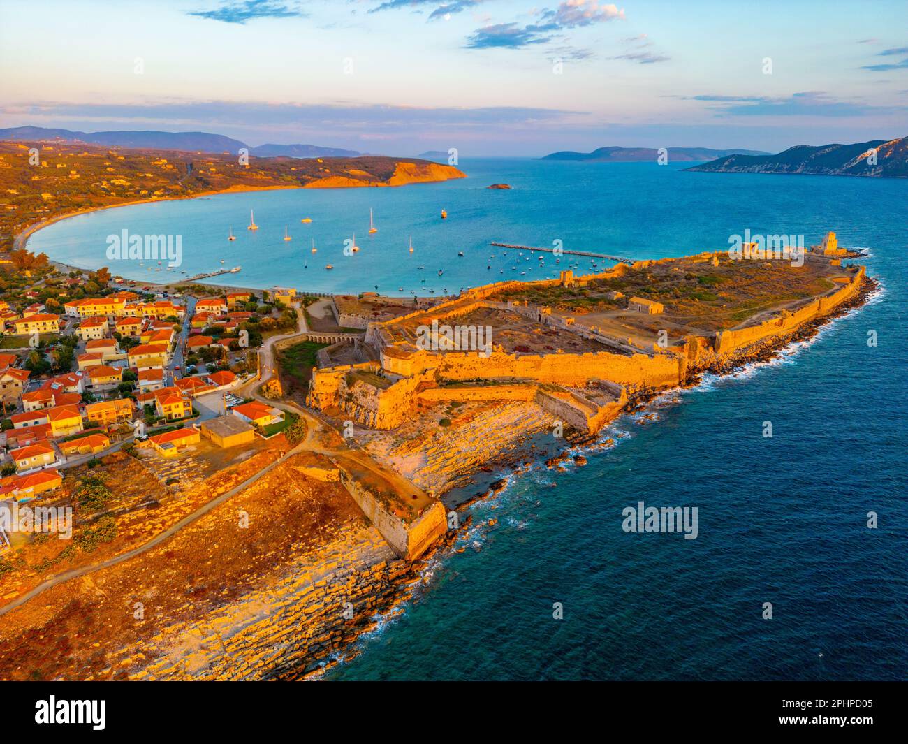 Methoni sunset hi-res stock photography and images - Alamy