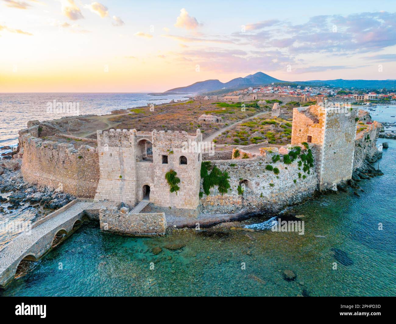 Methoni sunset hi-res stock photography and images - Alamy