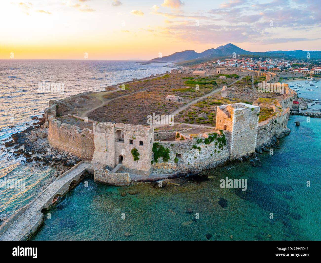 Methoni sunset hi-res stock photography and images - Alamy