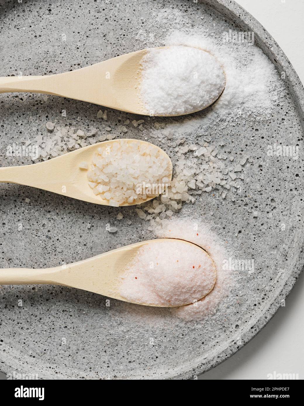 Types of salt hi-res stock photography and images - Alamy