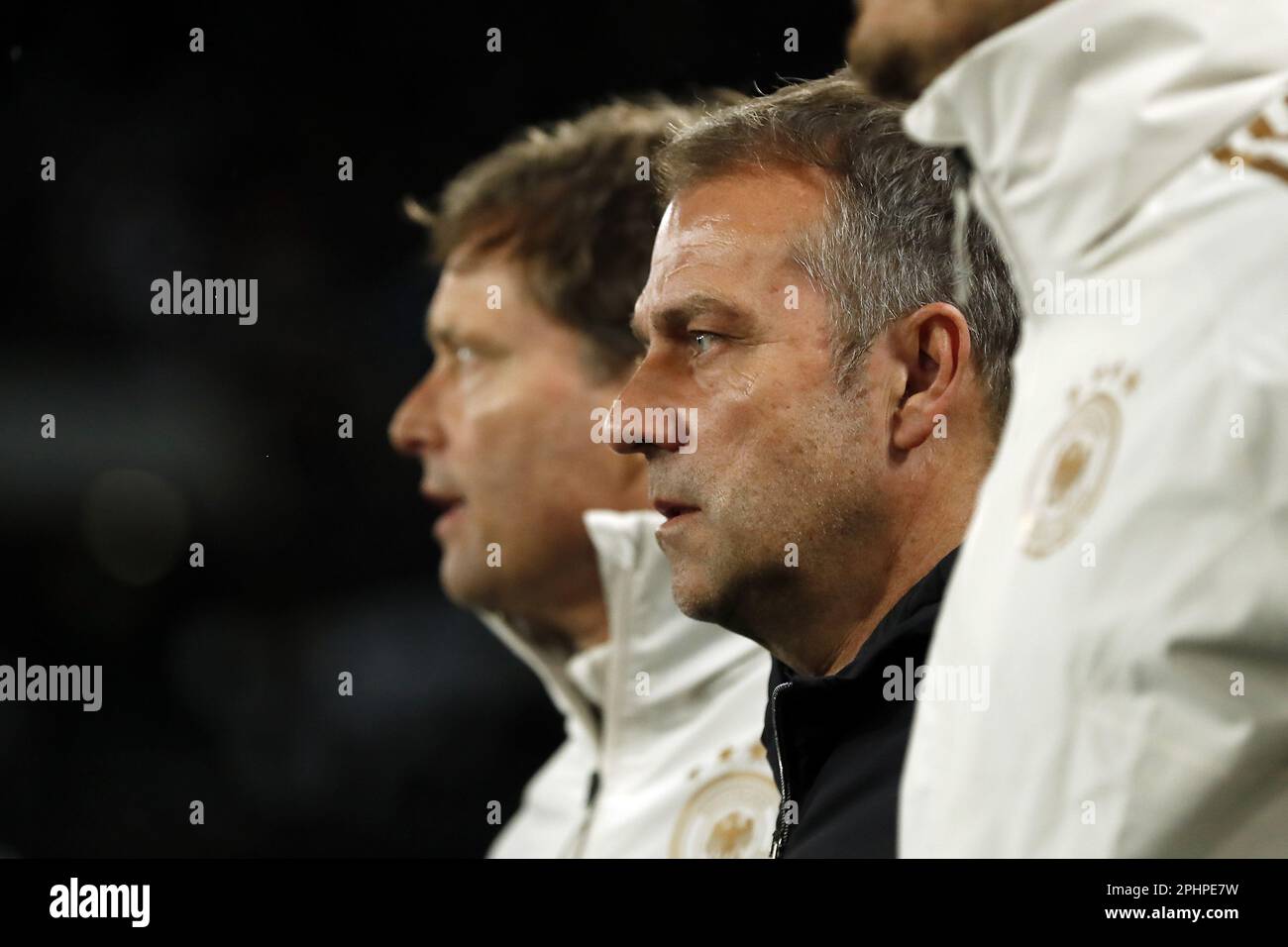 COLOGNE - Germany coach Hansi Flick during the friendly match between ...