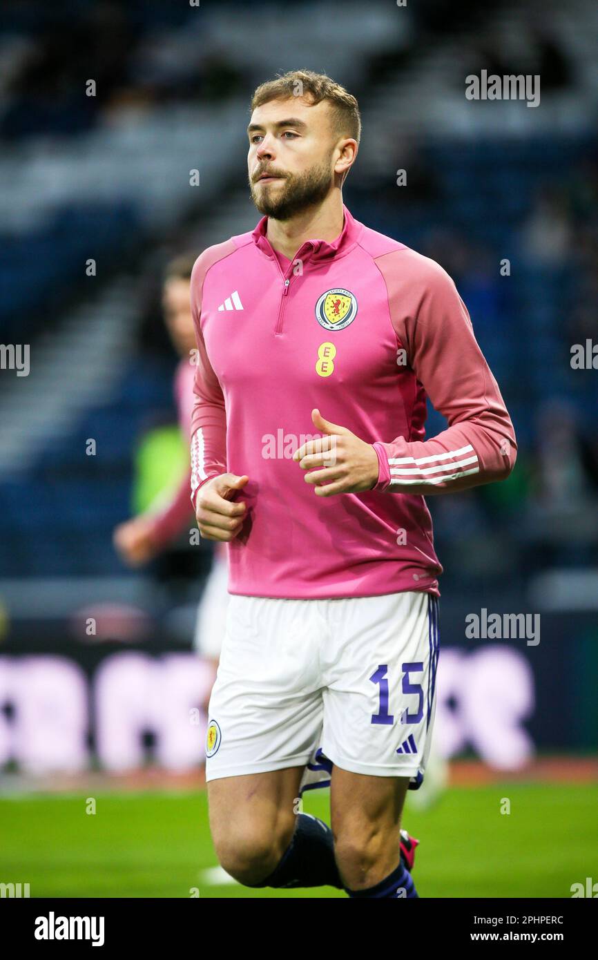 Ryan Porteous, who plays defender for Watford, playing in the game ...