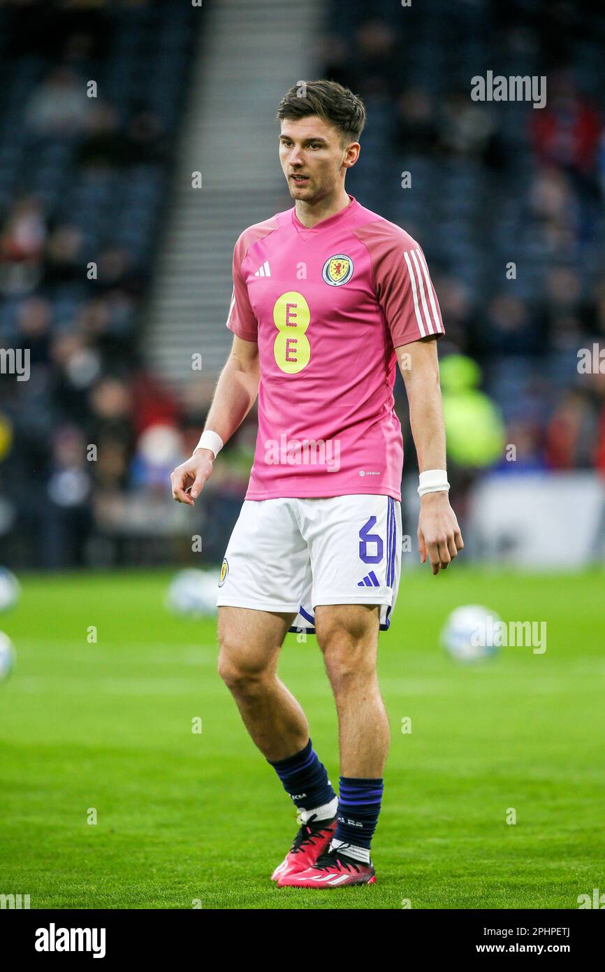 Kieran Tierney, who plays midfielder, left back or centre back for ...