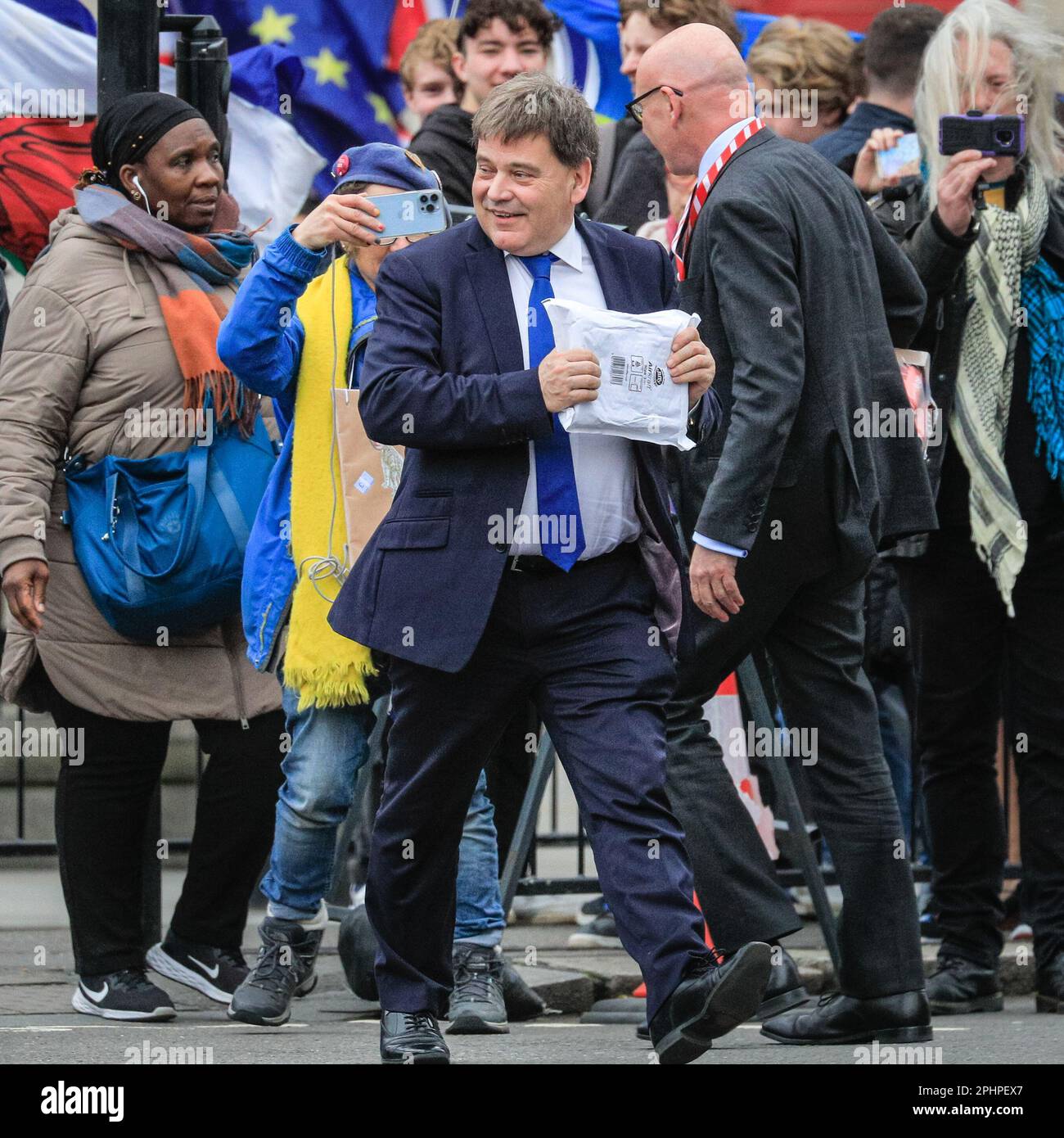 London, UK. 29th Mar, 2023. Conservative MP Andrew Bridgen, who has ...