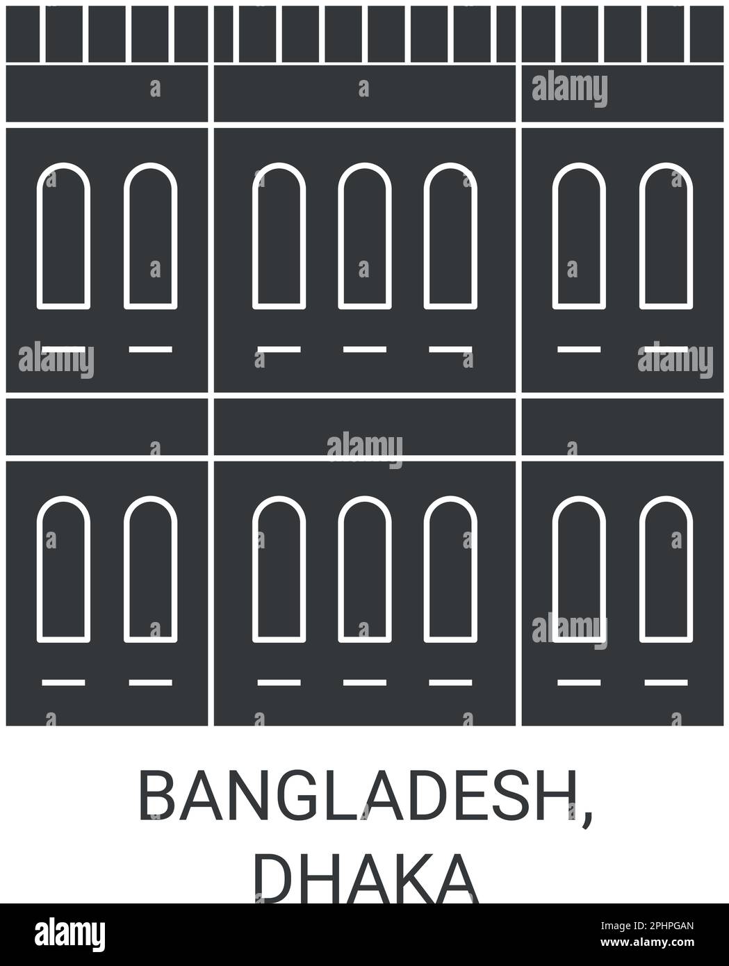 Bangladesh, Dhaka travel landmark vector illustration Stock Vector Image & Art - Alamy