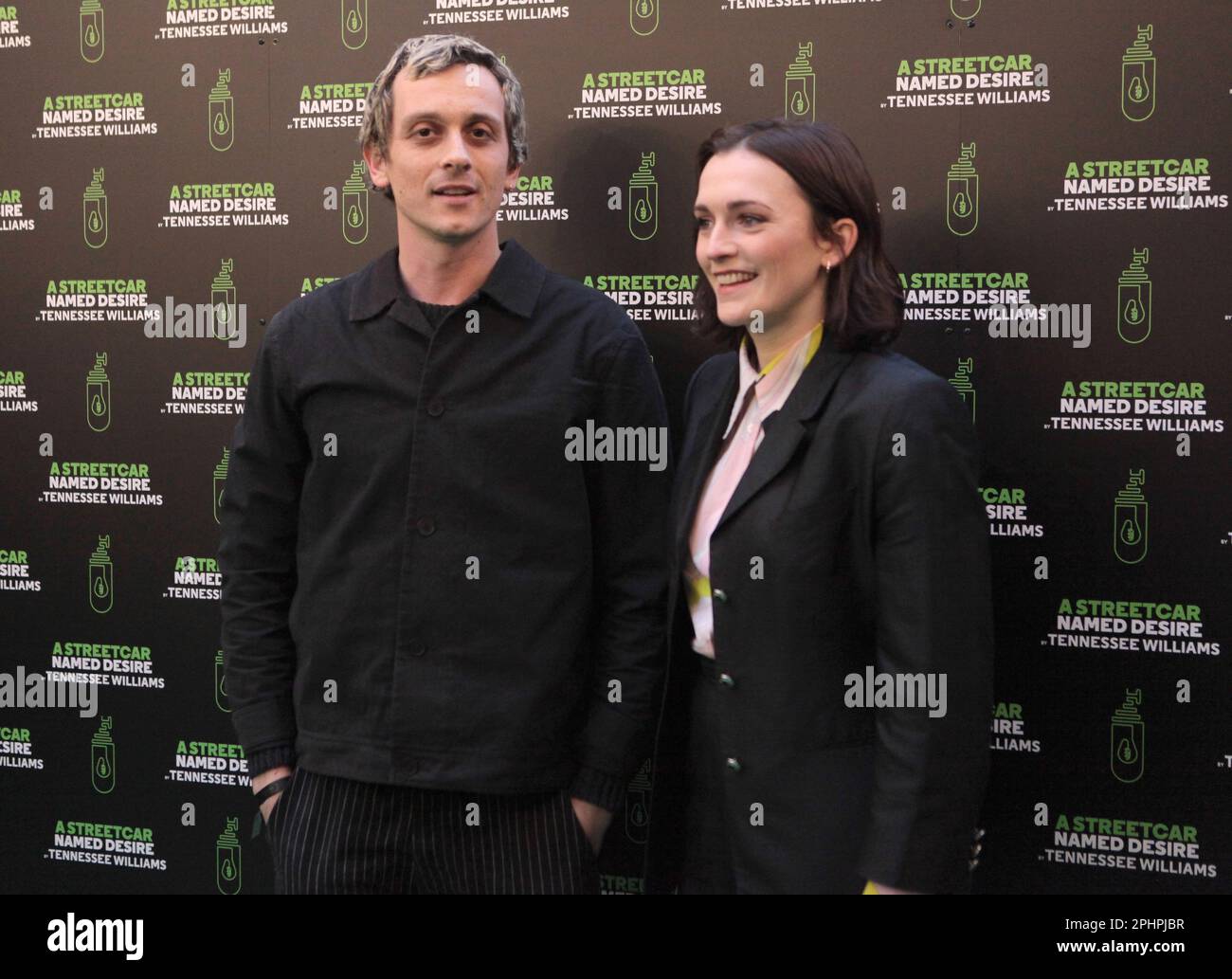 London, UK. Daniel Raggett and Charlotte Ritchie at the A Street Car ...