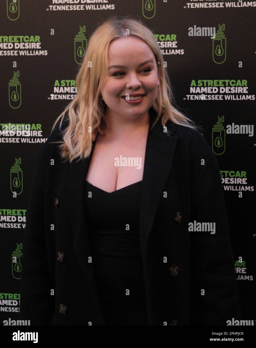 London, UK. Nicole Coughlan at the A Street Car Named Desire Gala event ...