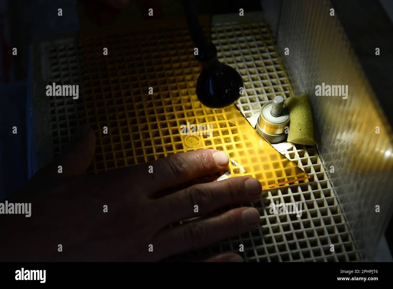 Novy Bor, Czech Republic. 29th Mar, 2023. The Kolektiv Ateliers glass ...