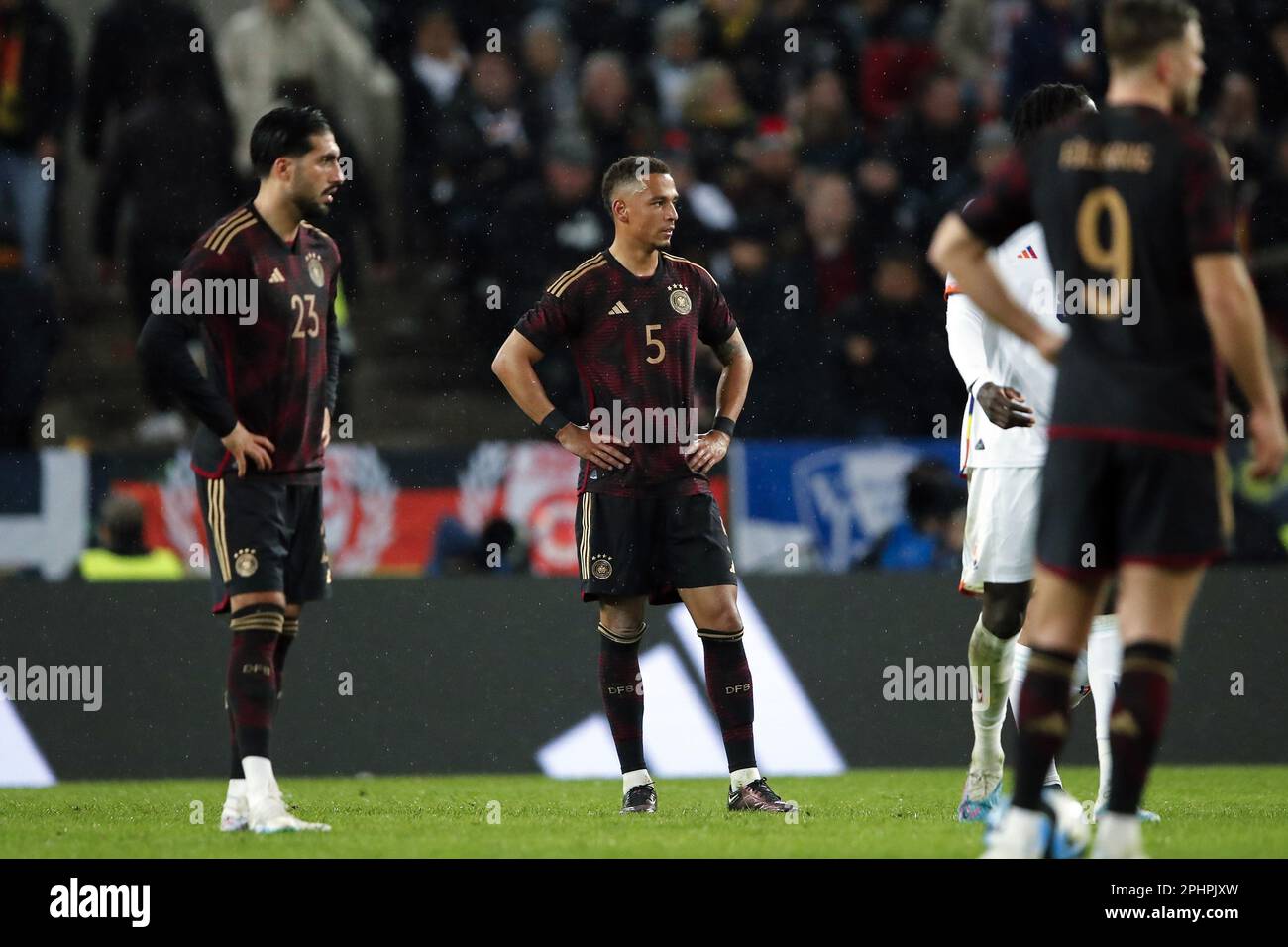 COLOGNE - (lr) Emre Can of Germany, Thilo Kehrer of Germany, Niclas ...