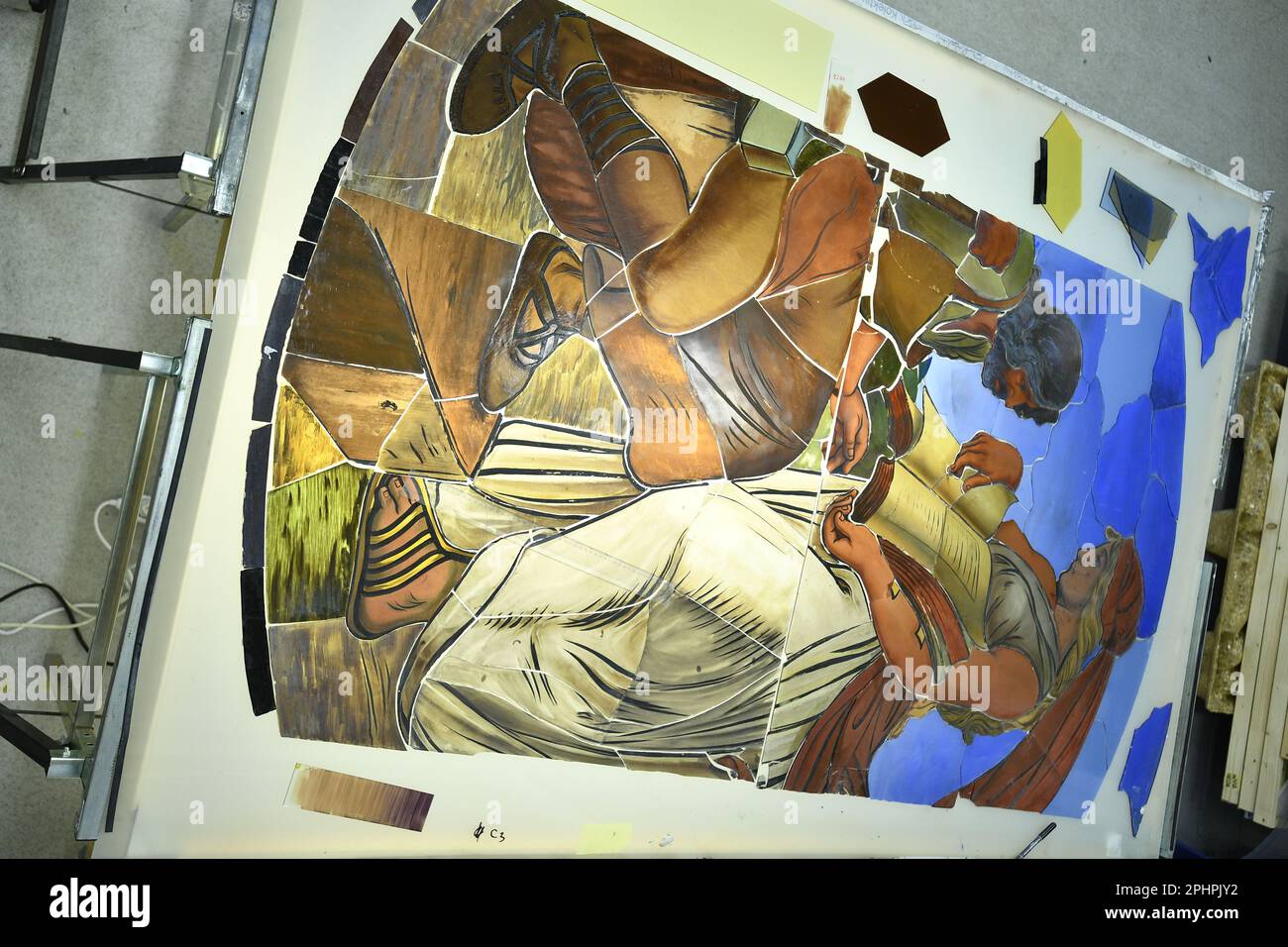 Novy Bor, Czech Republic. 29th Mar, 2023. The Kolektiv Ateliers glass ...