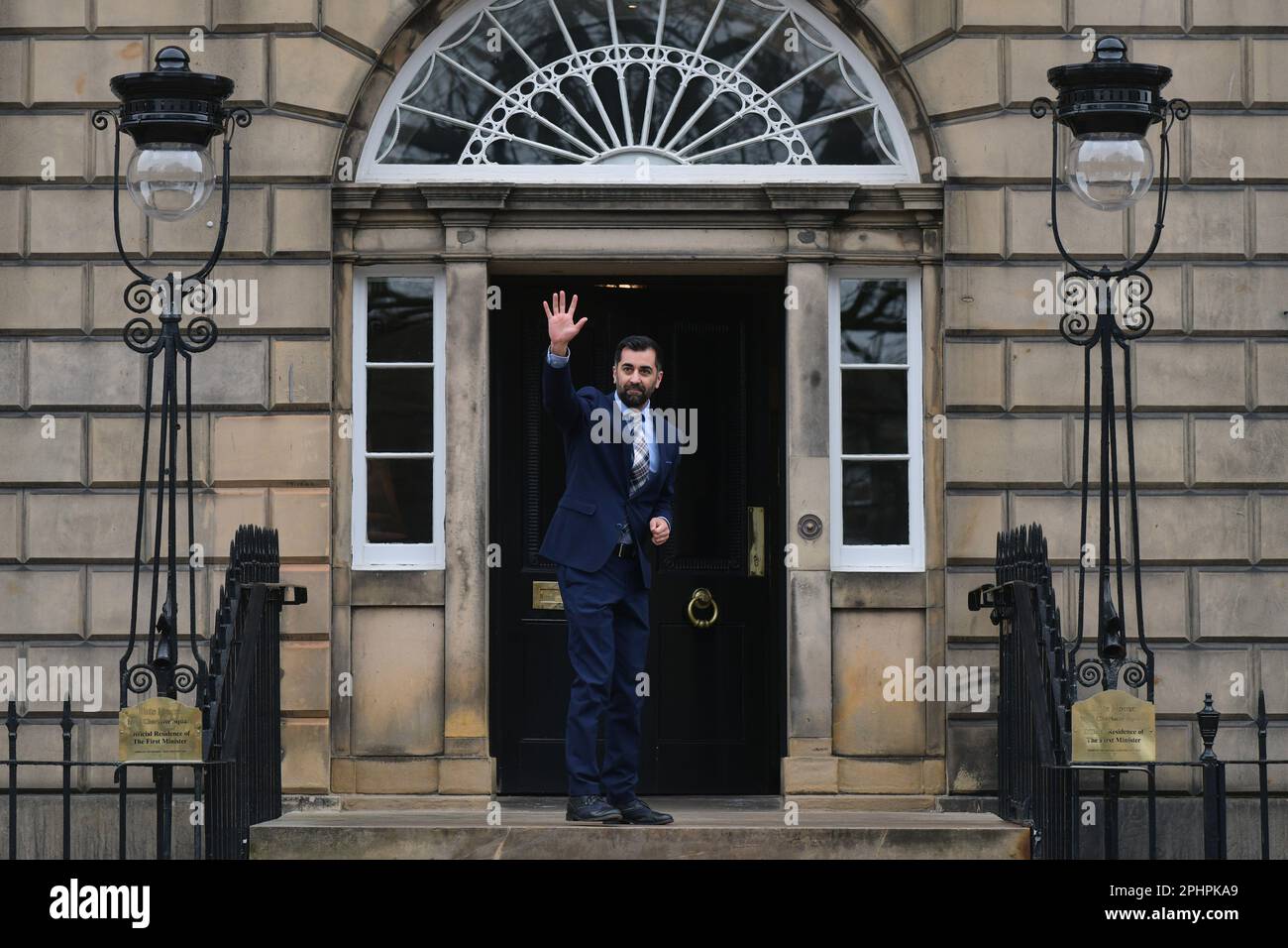 Edinburgh Scotland, UK 29 March 2023. First Minister of Scotland Humza ...