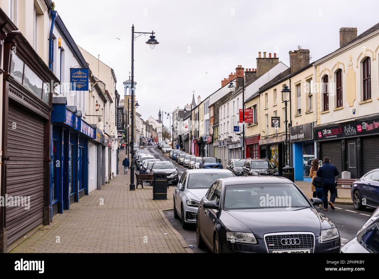 Antrim town street hi-res stock photography and images - Alamy