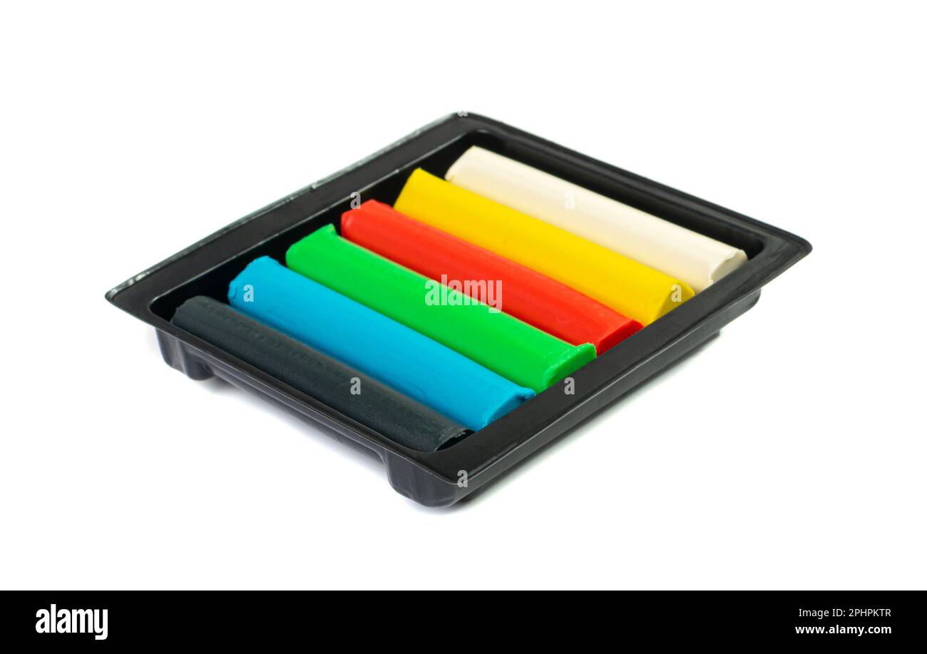 Plasticine Isolated, Modeling Clay Pieces, Creativity Modelling ...