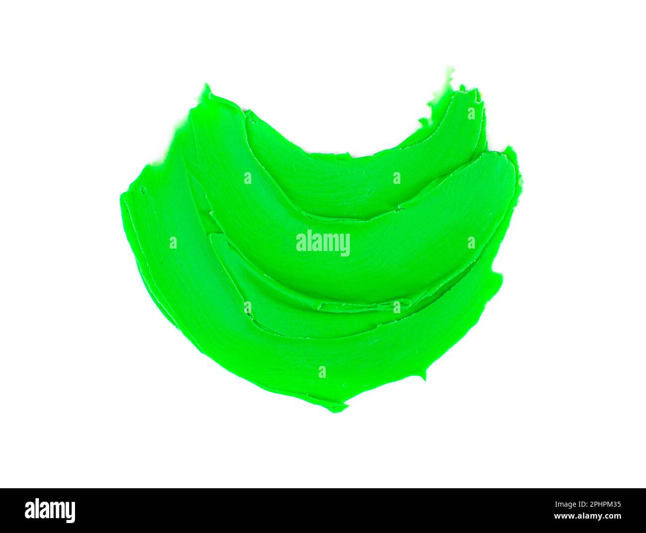 Green Plasticine Smear Isolated, Smeared Modeling Clay Texture ...