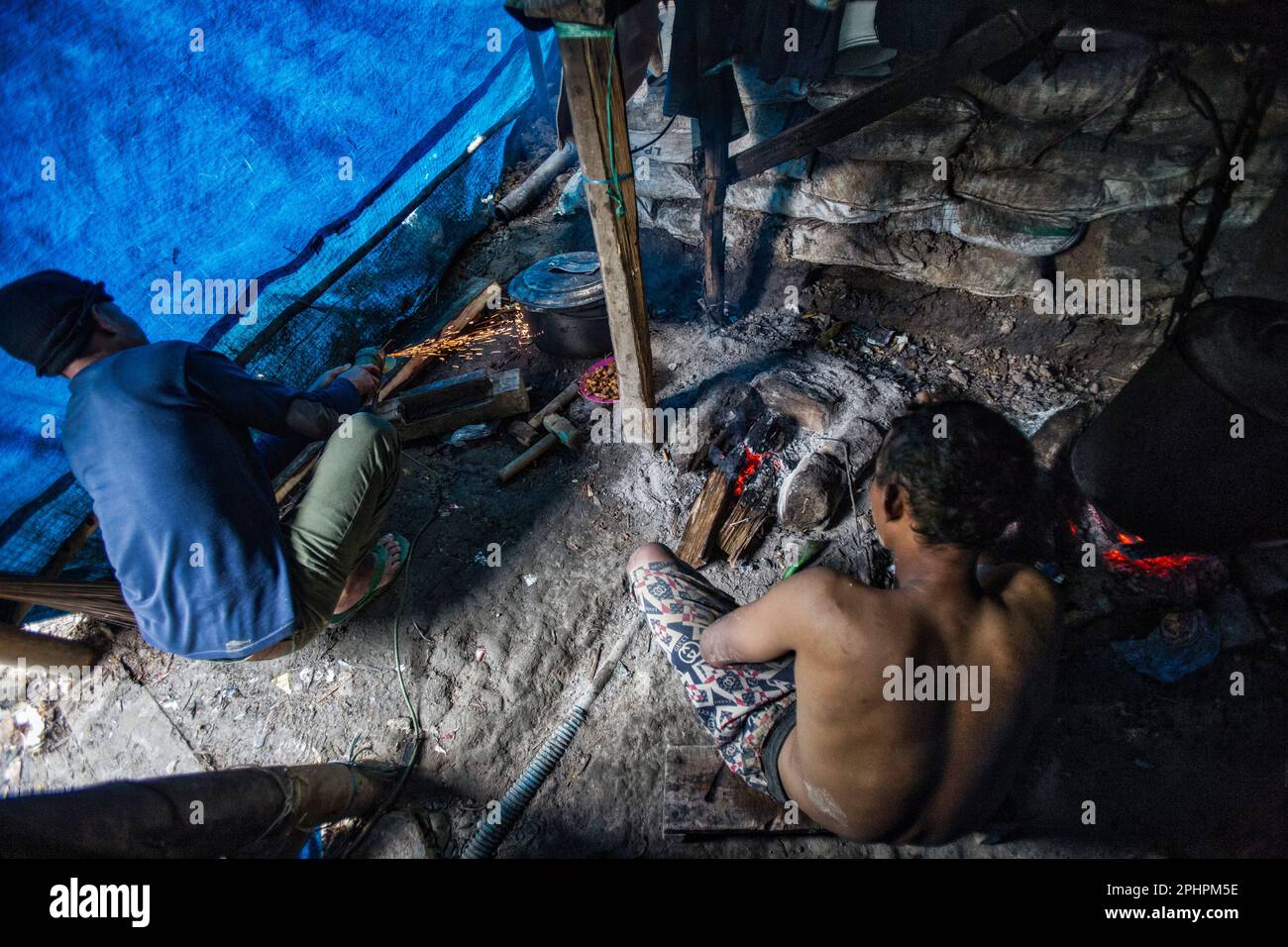 Inside a gold mine in indonesia hi-res stock photography and images - Alamy